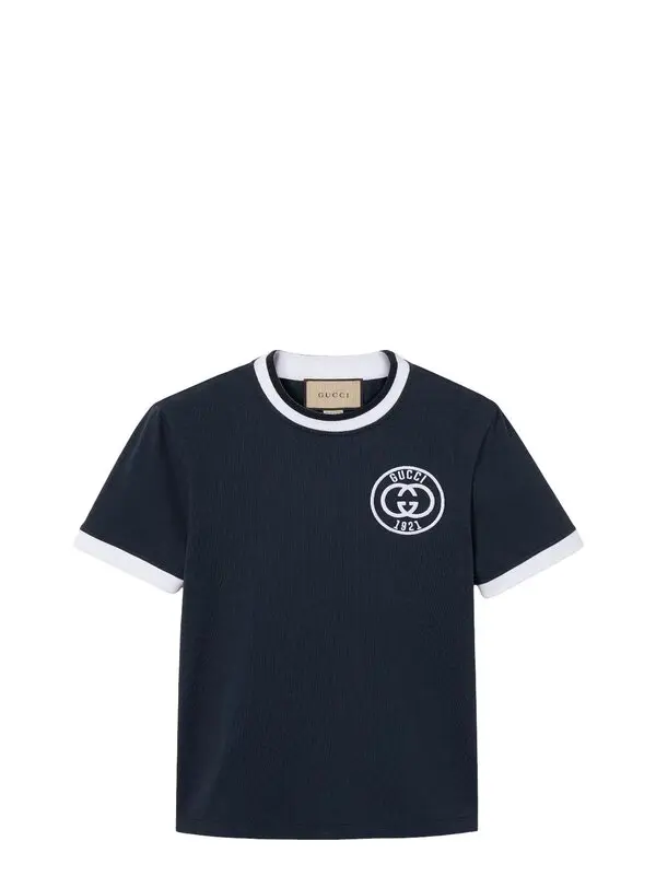 Gucci Embroidered T-shirt - Navy
