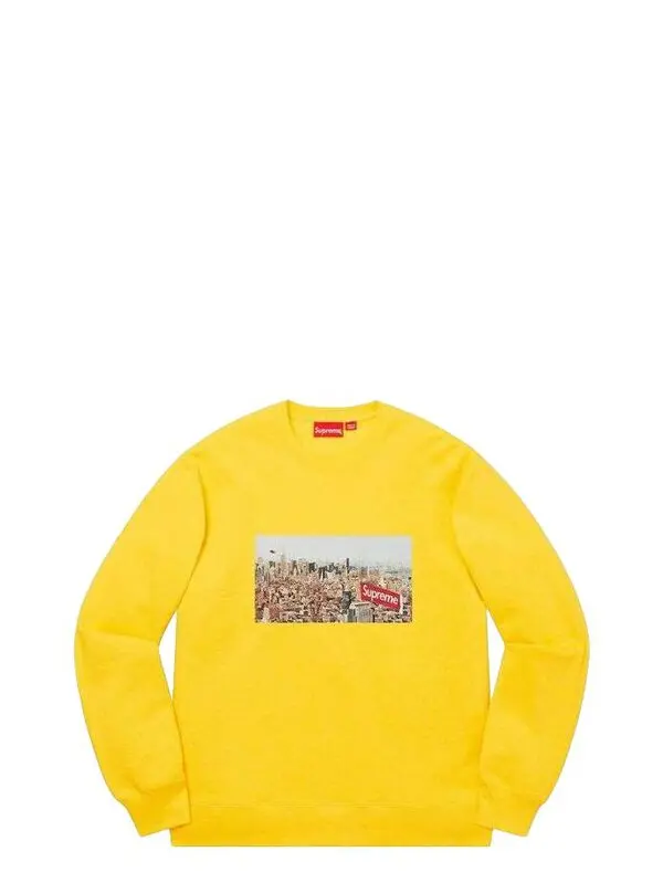 Supreme Aerial Crewneck - Yellow/multi-color