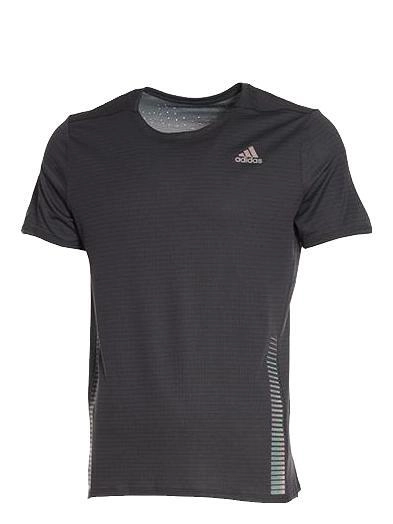 Adidas 25/7 Tee Chill Running Sports Short Sleeve - Black
