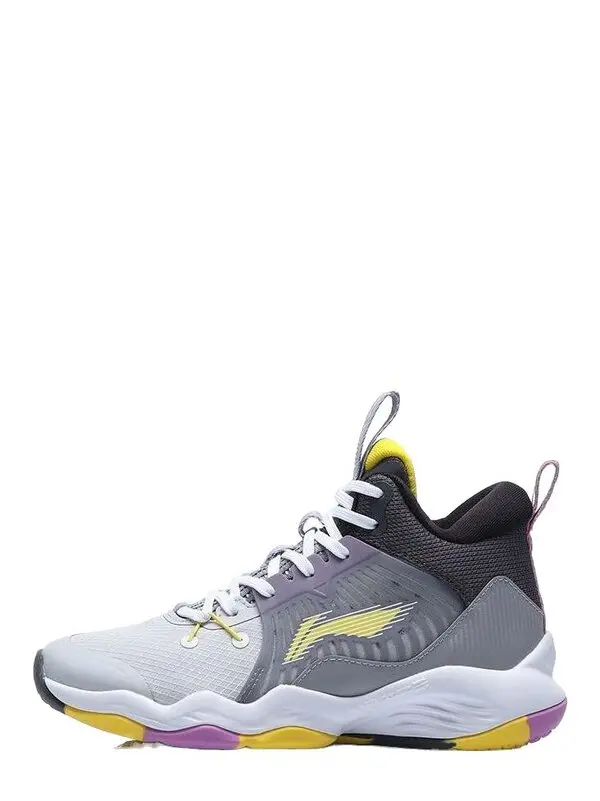 LI-NING Liren 2 Mid-top Sneakers - Grey/yellow/purple