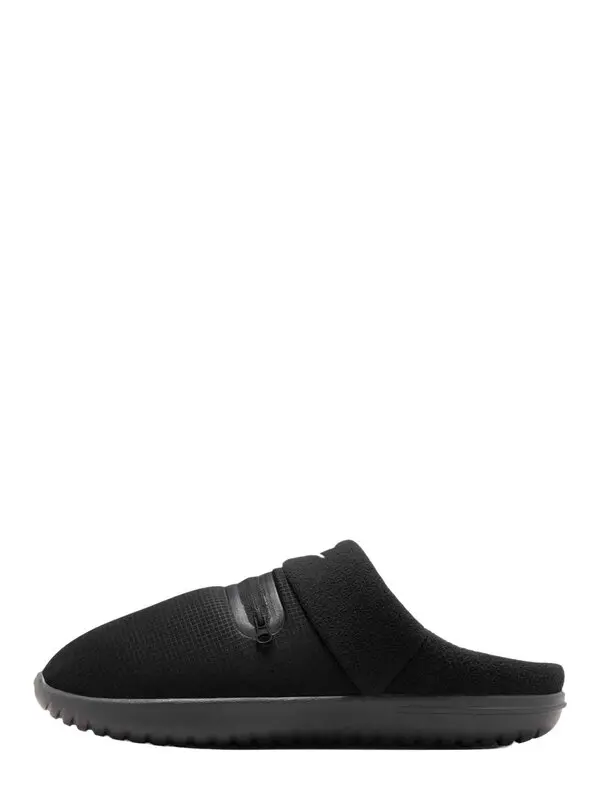 Nike Burrow Slip-on Slipper - Black/black/metallic Silver