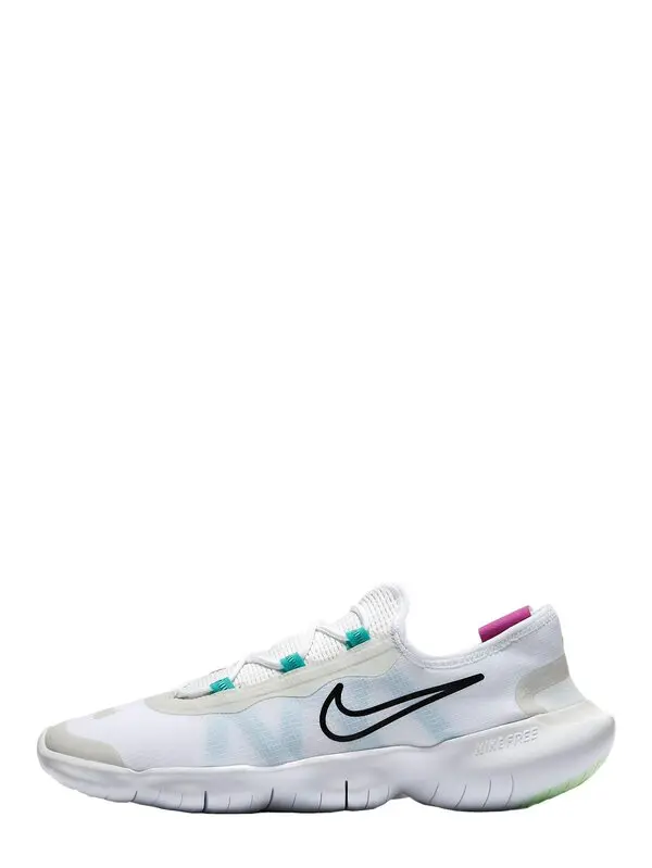 Nike Free Rn 5.0 2020 Athletic Sneakers - White/blue