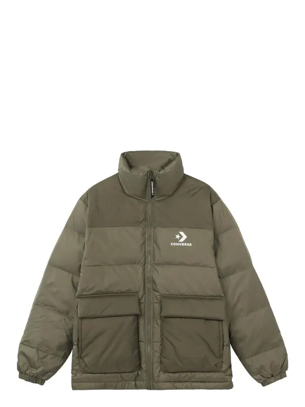 CONVERSE Star Chevron Down Jacket - Olive Green