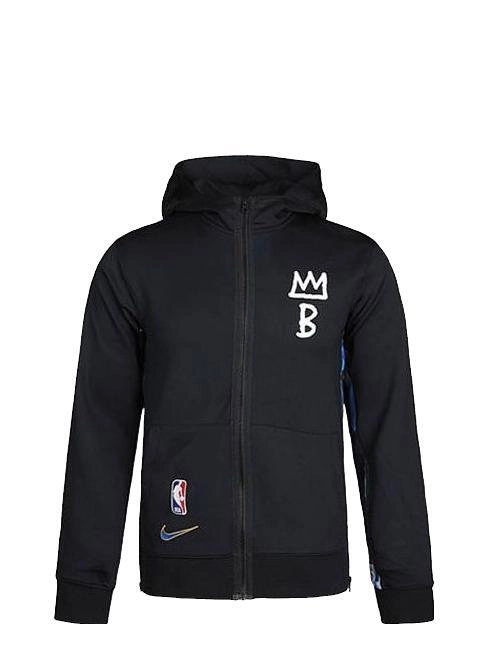 Nike Brooklyn Basketball Hooded Jacket - Black