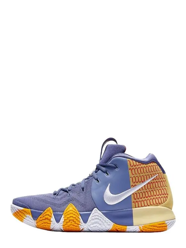 Nike Kyrie 4 Pe Basketball Sneakers - Grey/yellow