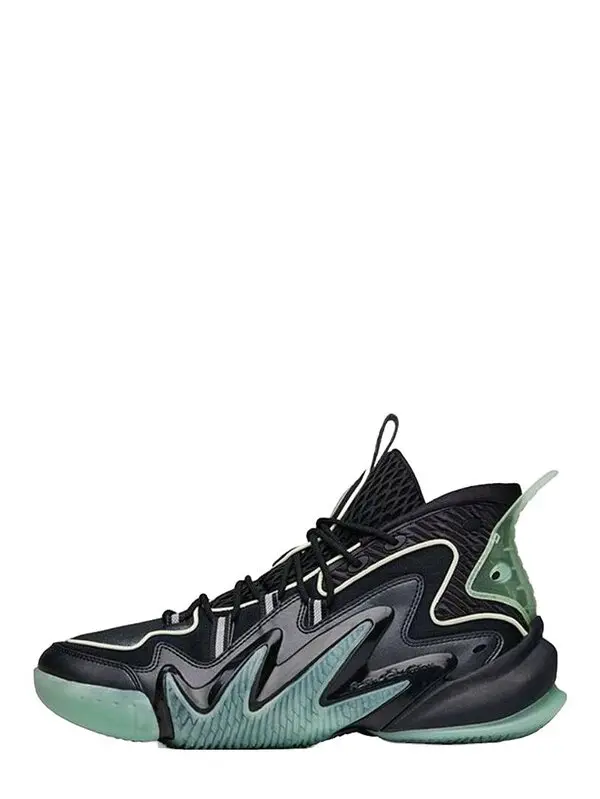 ANTA Shock Wave 2 High Top Sneakers - Black/green