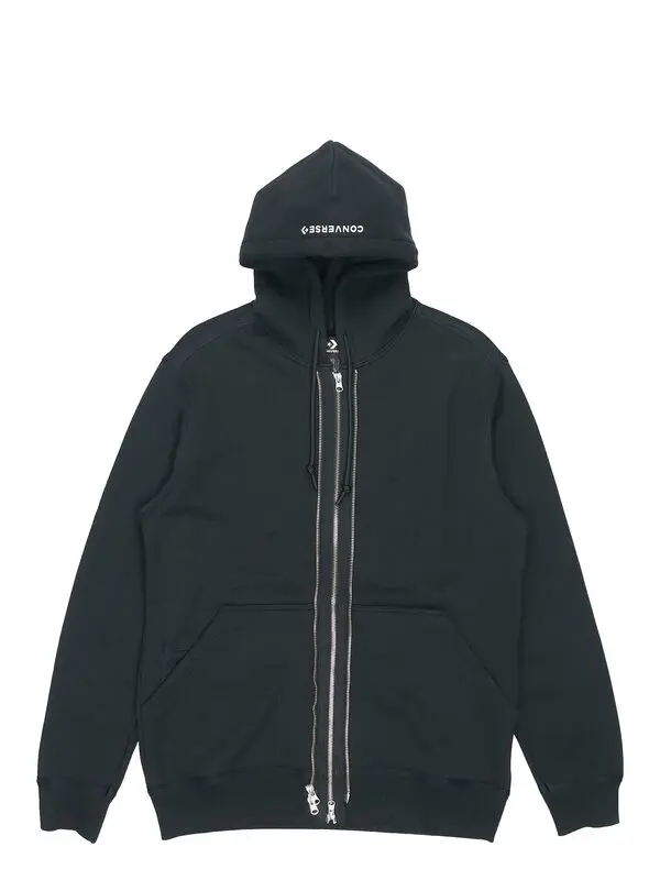 CONVERSE All-zipper Hooded Jacket - Black