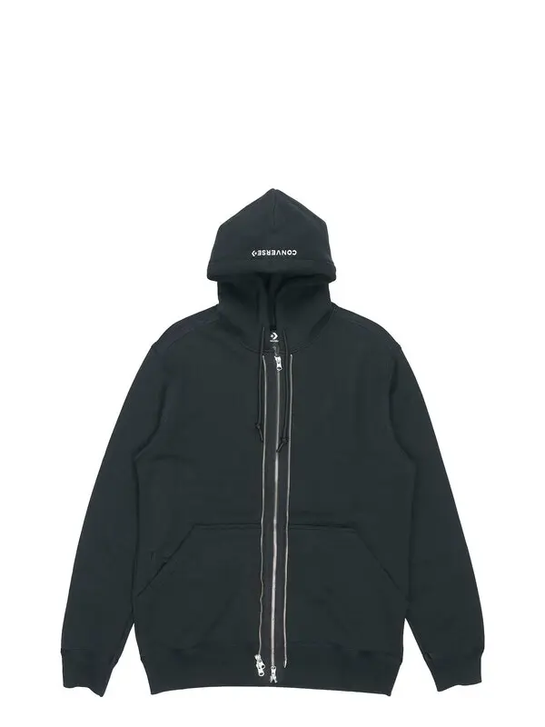 CONVERSE All-zipper Hooded Jacket - Black
