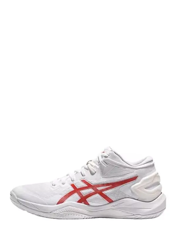Asics Gel-burst 27 High Top Athletic Sneakers - White/red