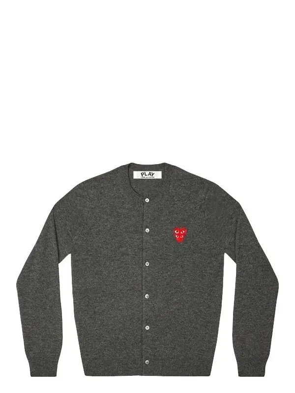 Play Comme Des Garcon Play Comme Des Garcons Cardigan - Grey