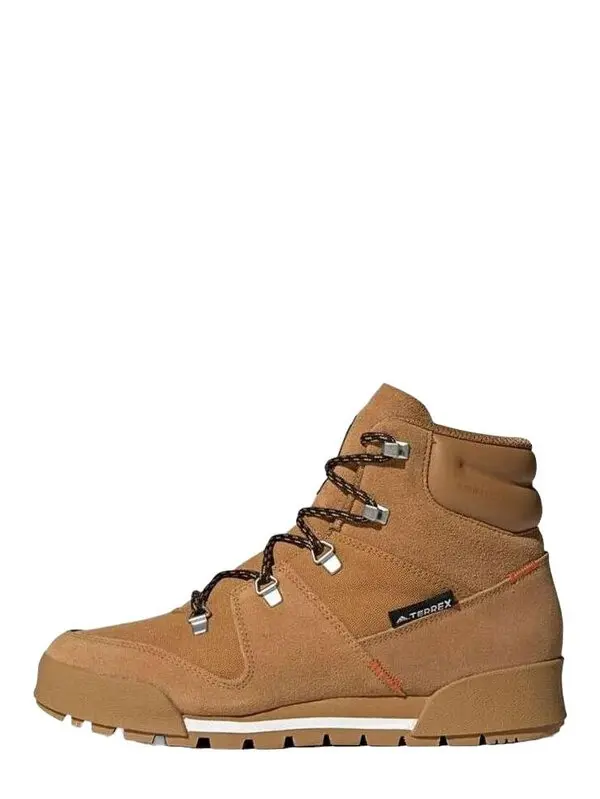 Adidas Snowpitch Cw High Top Boots - Brown/white