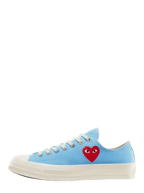 CONVERSE X Comme Des Garcons Play Chuck 70 Low Top Sneakers - Blue