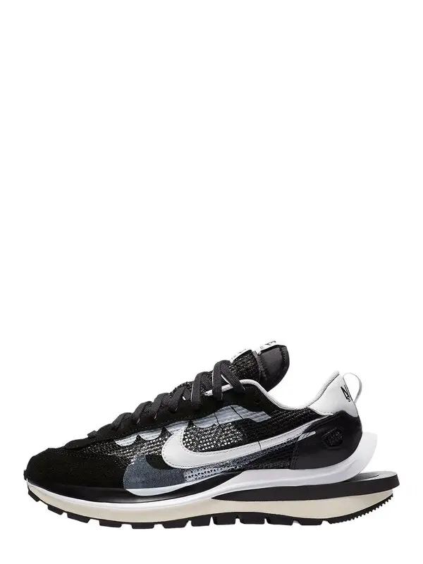 Nike X Sacai Vaporwaffle "black White" Sneakers - Black/summit White/pure Platinum