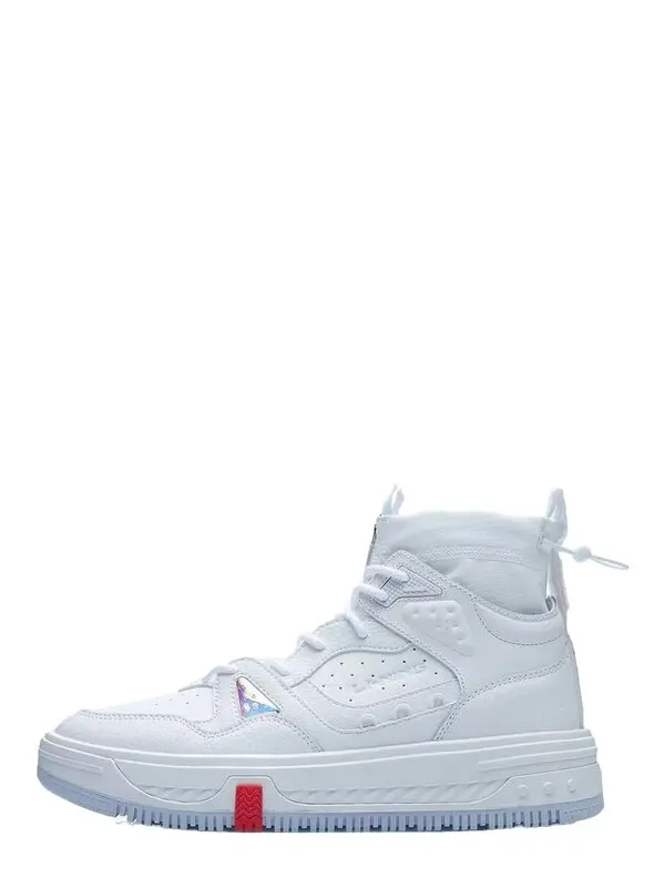 LI-NING High Top Sneakers - White