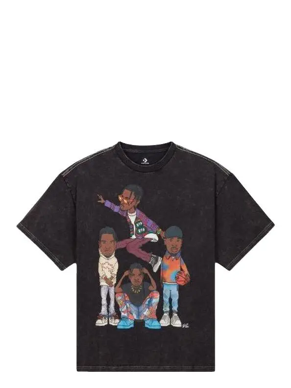 CONVERSE Shai Gilgeous-alexander Player T-shirt Asia Sizing - Black