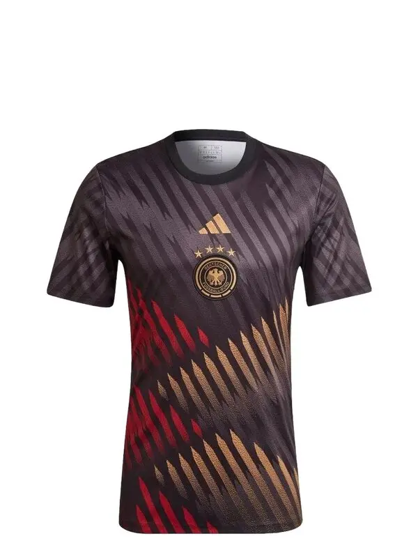 Adidas Germany Pre-match Jersey - Black/grey Six/team Victory Red