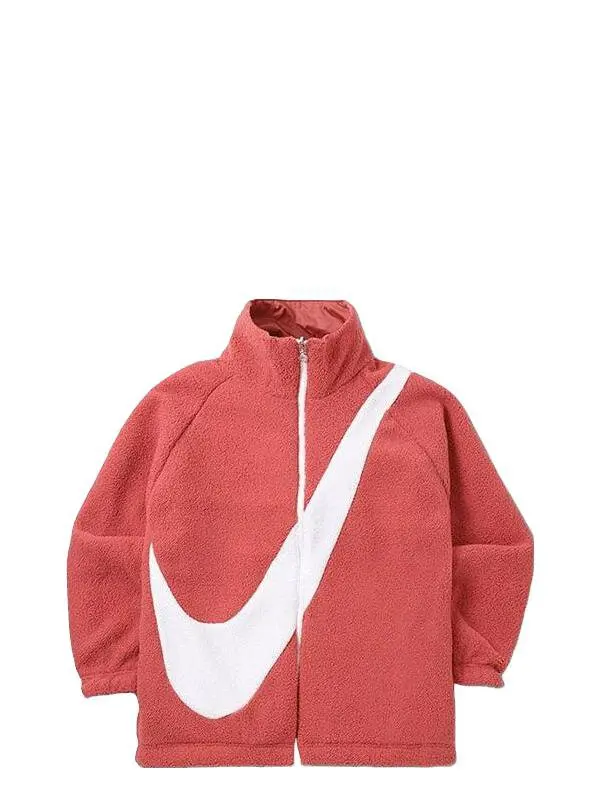 Nike Reversible Stand Collar Jacket - Light Red