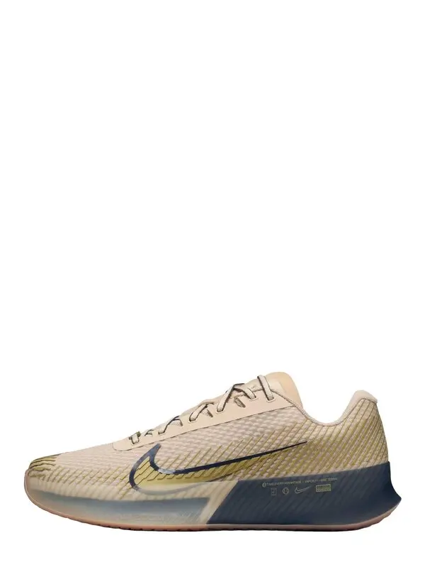 Nike Nikecourt Vapor Premium Sneakers - Sanddrift/thunder Blue/gum Medium Brown