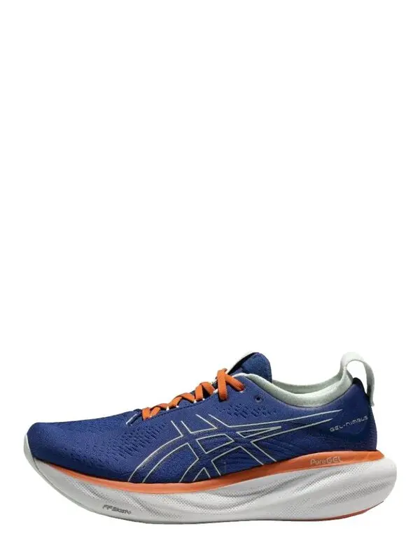 Asics Gel-nimbus 25 Running Shoes - Navy/orange/white