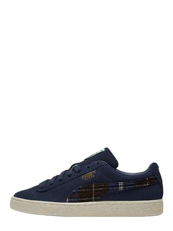 PUMA Suede Classic Flannel Low Top Sneakers - Blue