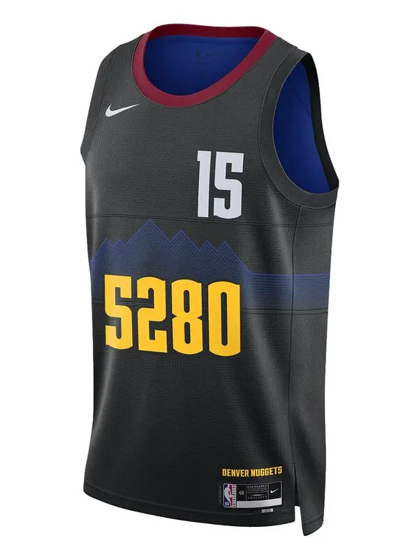 Nike Denver Nuggets Nikola Jokic 2023/24 City Edition Swingman Jersey - Black