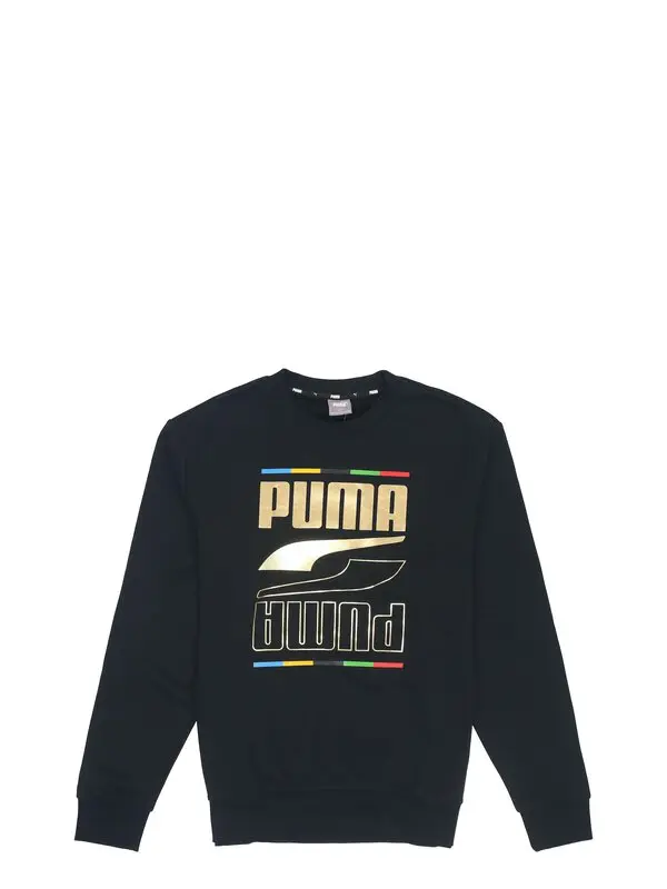 PUMA Graphic Crewneck Sweatshirt - Black