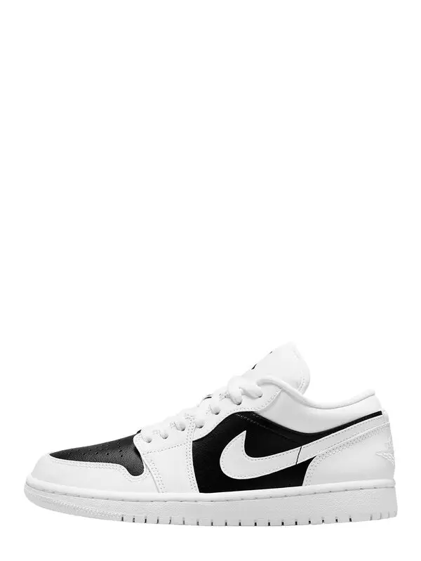 JORDAN 1 Low "white Panda" Sneakers - White/black
