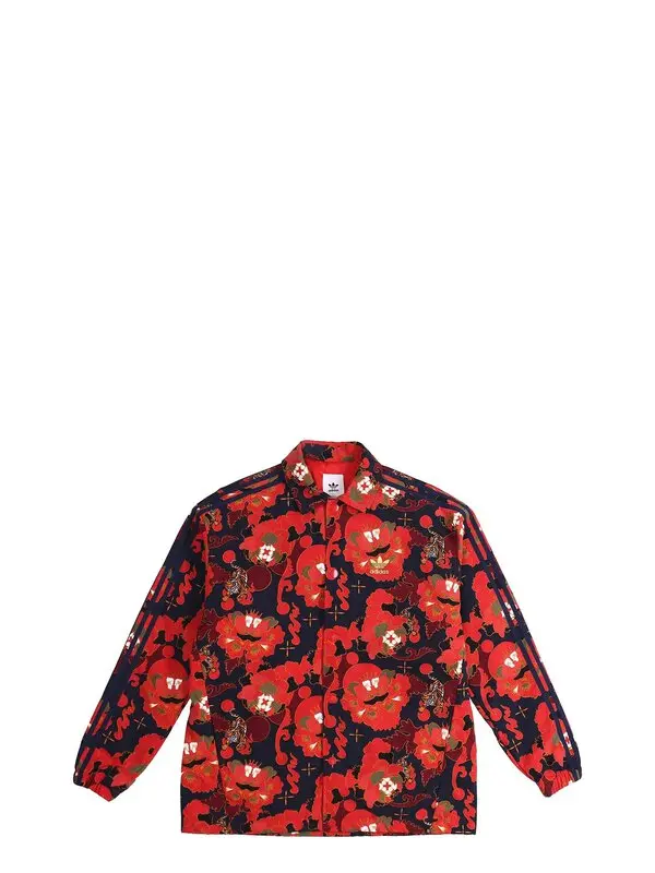 Adidas Lny Coach Jacket - Red