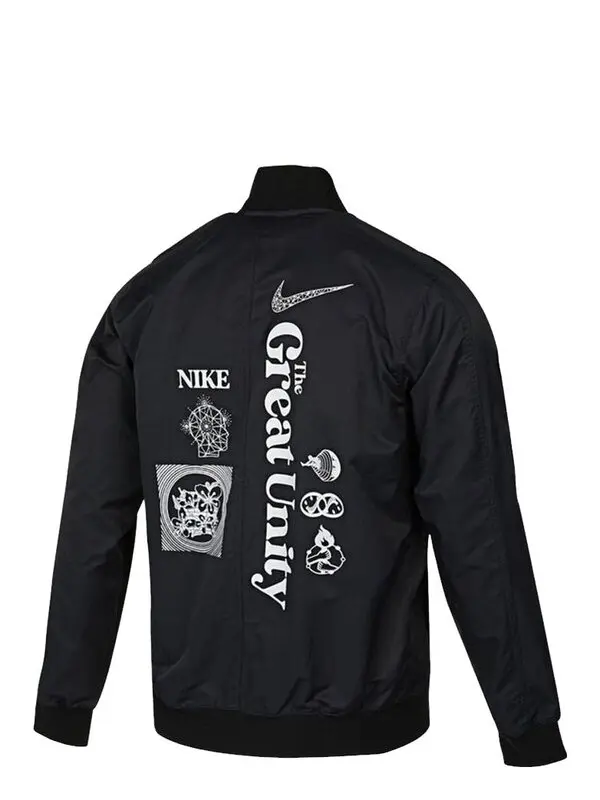 Nike The Great Unity" Bomber Jacket - Black