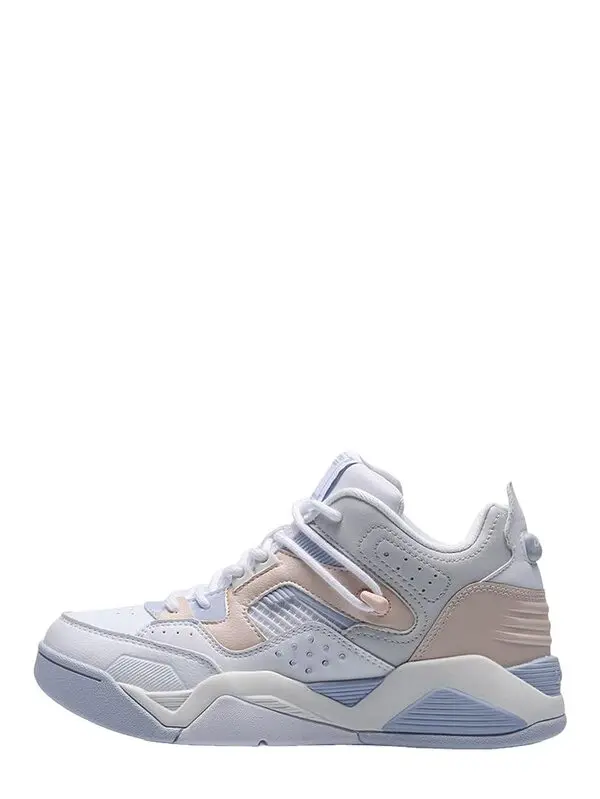 LI-NING Casual Basketball Shoes Agbr022-3 - White/blue/pink