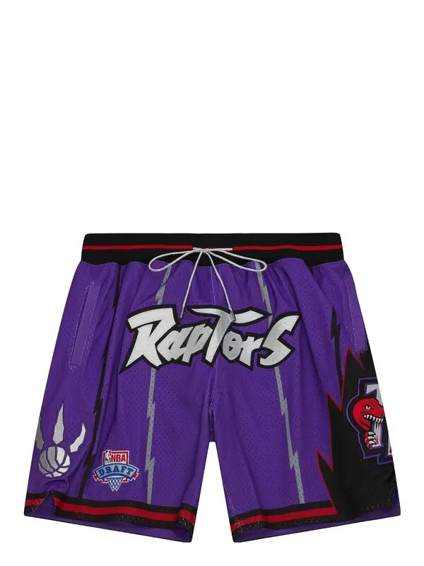 Mitchell & Ness X Just Don Hardwood Classics Toronto Raptors 1995 Shorts - Purple