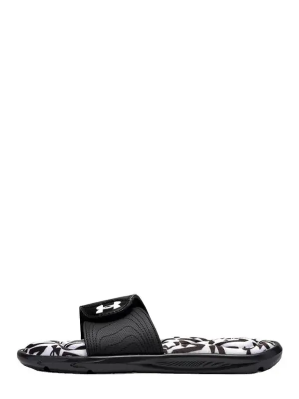 Under Armour Ignite Graphic Footbed Slide - Black/white