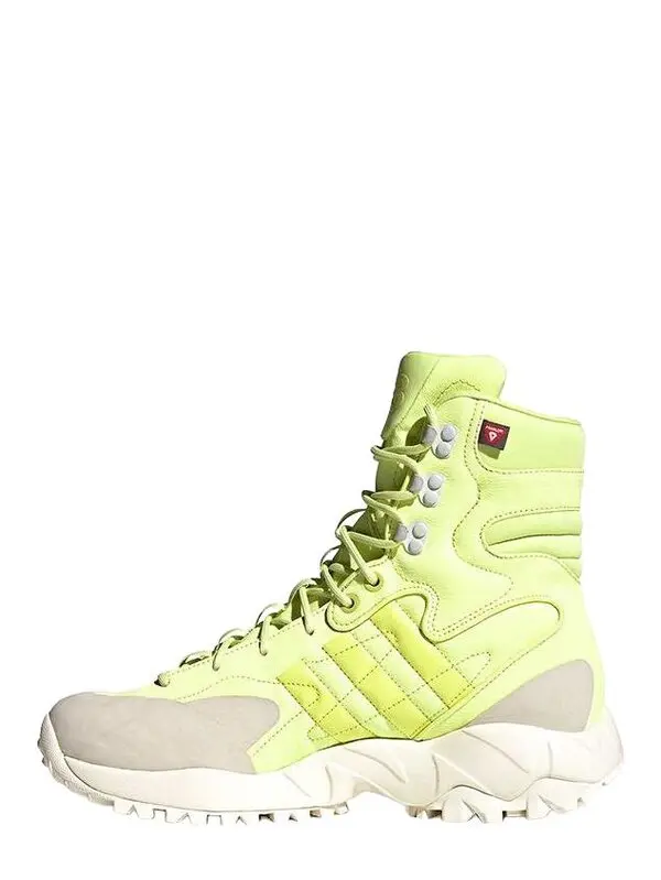 Adidas Y-3 Notoma High Top Lace Up Sneakers - Fluorescein