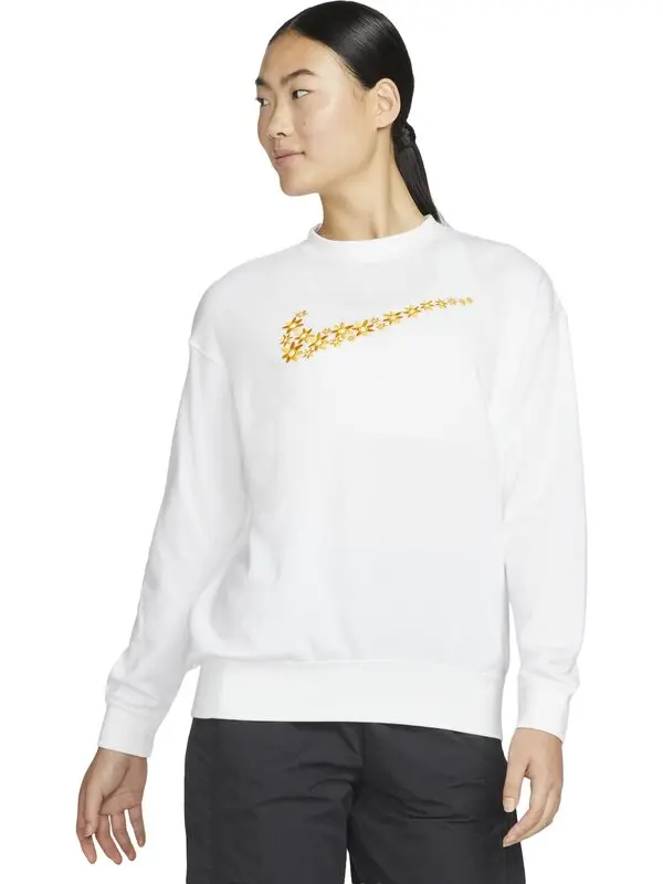 Nike Floral Logo Crewneck Pullover - Default Color