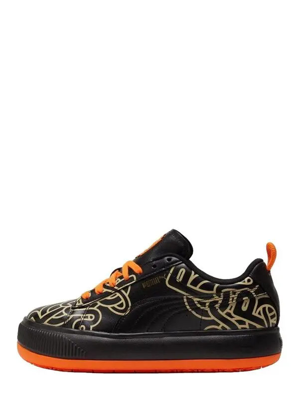 PUMA Pronounce X Suede Mayu "black Orange - Black/orange