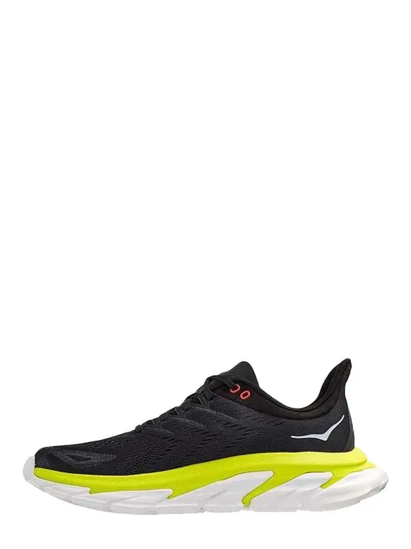Hoka One One Clifton Edge Athletic Sneakers - Black/yellow