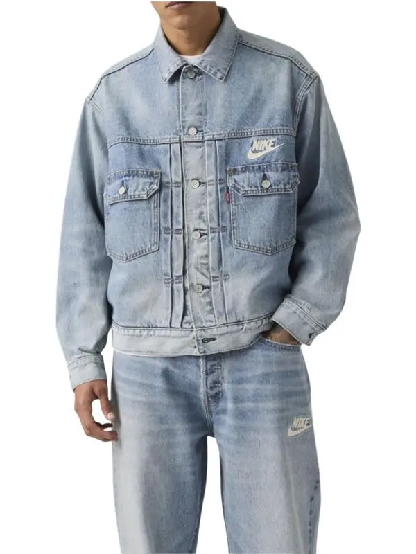 Nike X Levi's Denim Trucker Jacket - Blue