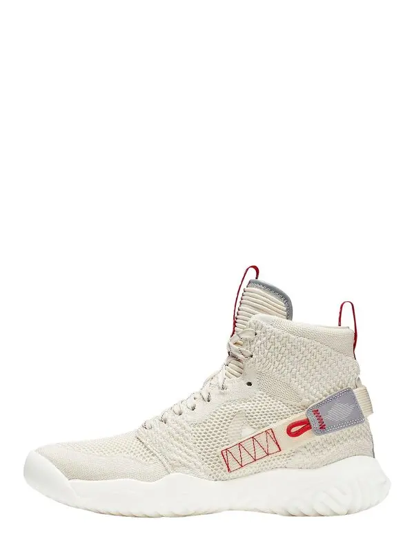 JORDAN Apex React High Top Sneakers - Light Cream/sail/university Red