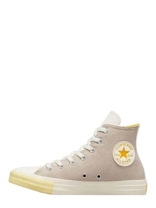 CONVERSE Chuck Taylor All Star High Top Sneakers - Gray/yellow