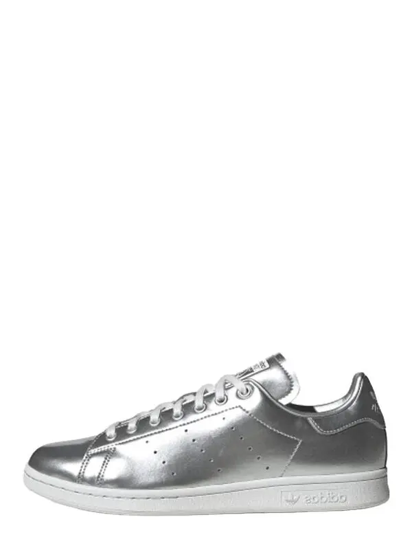 Adidas Stan Smith Low Top Sneakers - Silver Metallic/silver Metallic/crystal White
