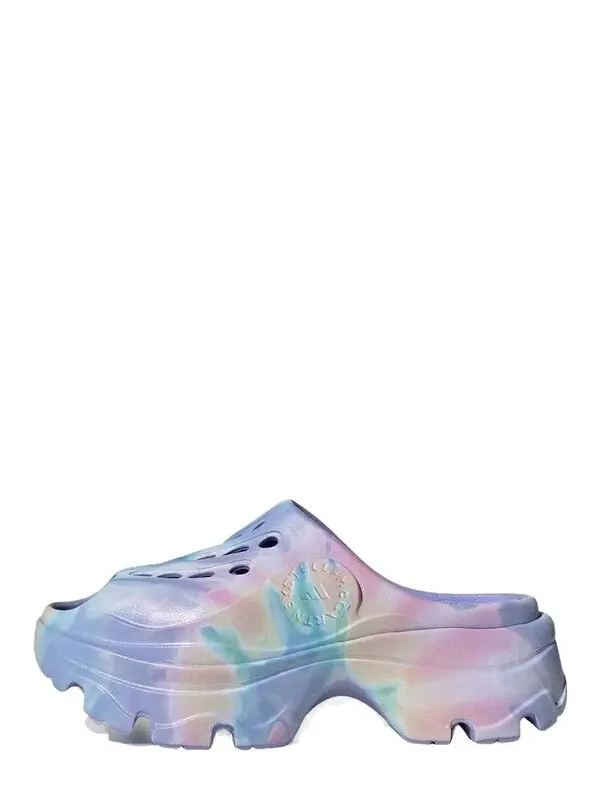 Adidas Stella Mccartney Clogs - Bliss Pink/almost Blue/core Black