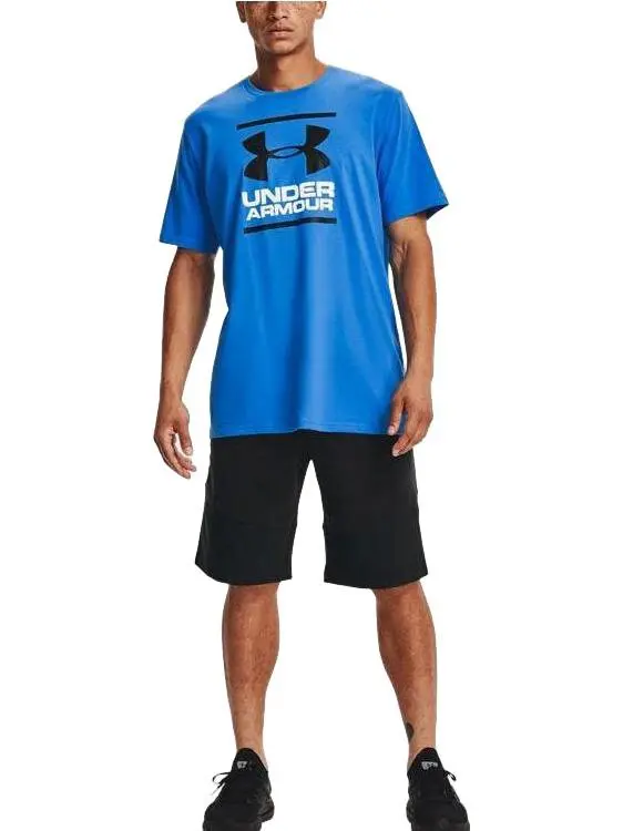 Under Armour Gl Foundation Casual Round Neck Sports Breathable Short Sleeve - Blue