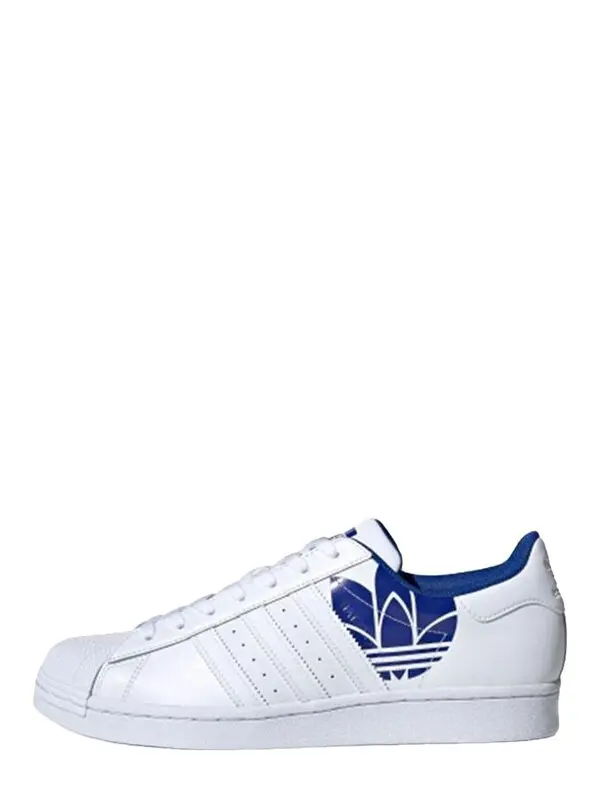 Adidas Superstar Trefoil Print Royal - Blue