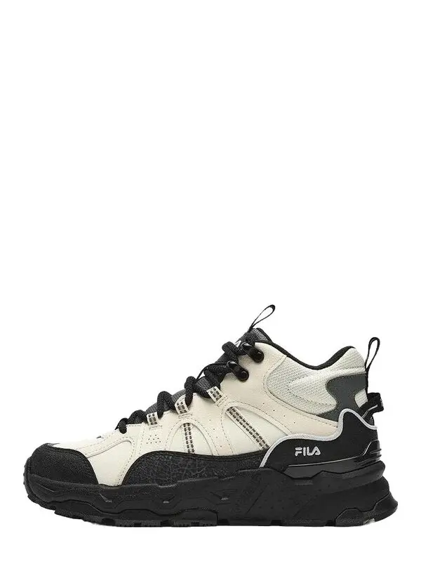 FILA Trek 1s High-top Sneakers - White/black