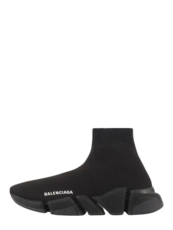 Balenciaga Speed.2 High Top Sock Sneakers - Black