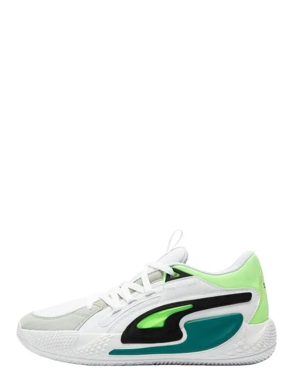 PUMA Court Rider Chaos Sneakers - White/fizzy Lime