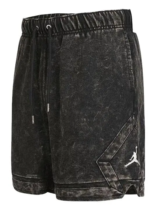 Nike Jordan Essentials Acid Wash Logo Print Shorts - Default Color