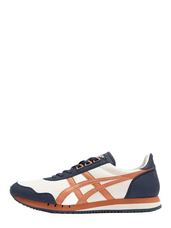 Onitsuka Tiger Dualio Athletic Sneakers - White/navy/orange