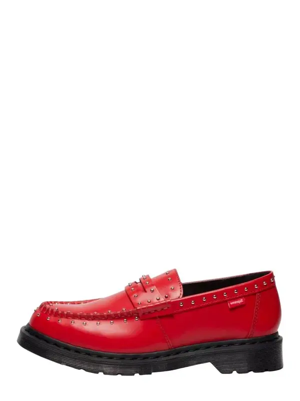 Dr. Martens X Supreme Studded Penton Loafer - Red