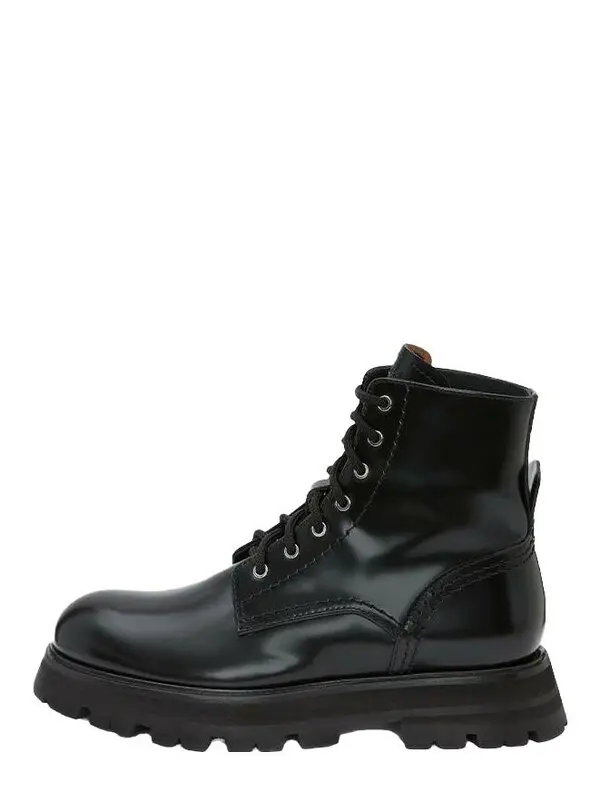 Alexander McQueen Wander Combat Boots - Black